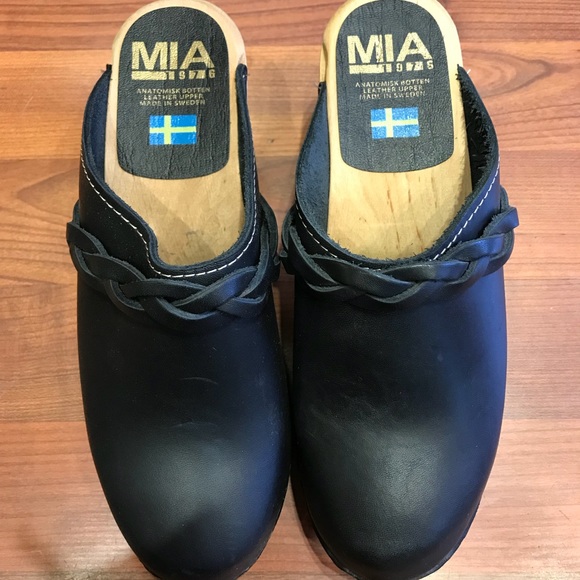 MIA | Shoes | Original Swedish Elsa Clogs By Mia In Black | Poshmark